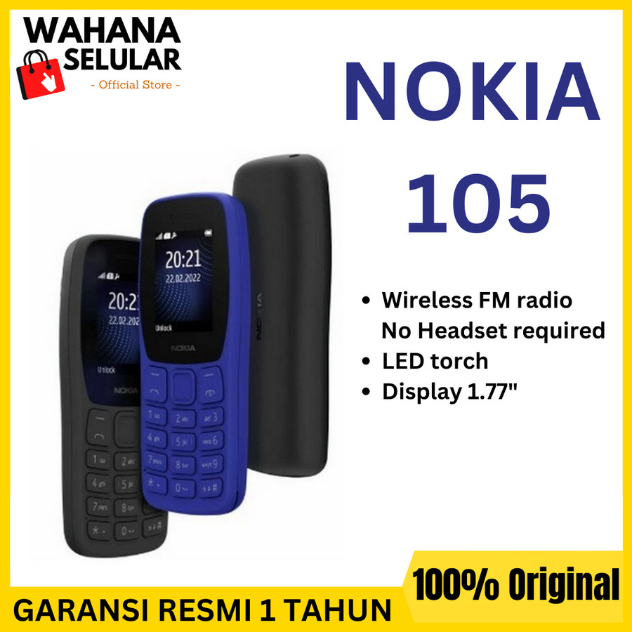 Jual NOKIA 105 2022 ( GARANSI RESMI ) | Shopee Indonesia