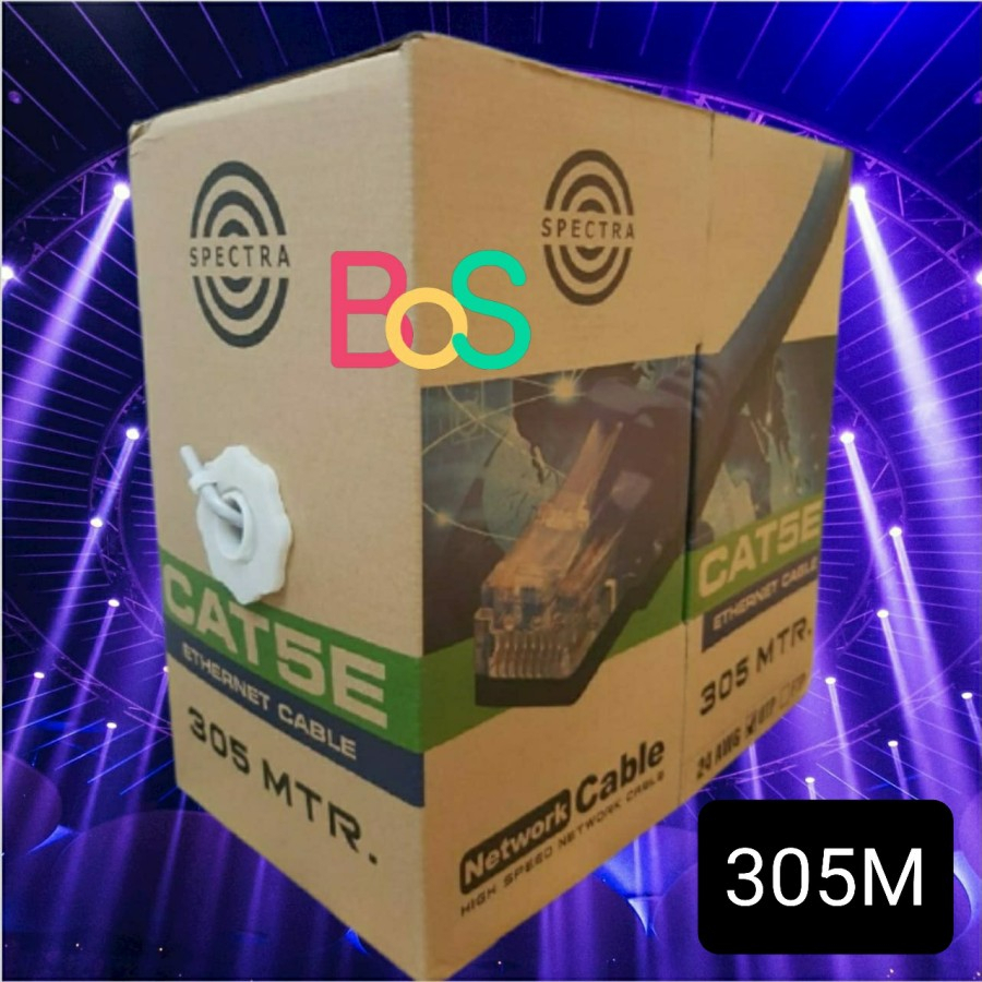 Jual Kabel LAN FTP Spectra Cat5E Outdoor 305M | Shopee Indonesia