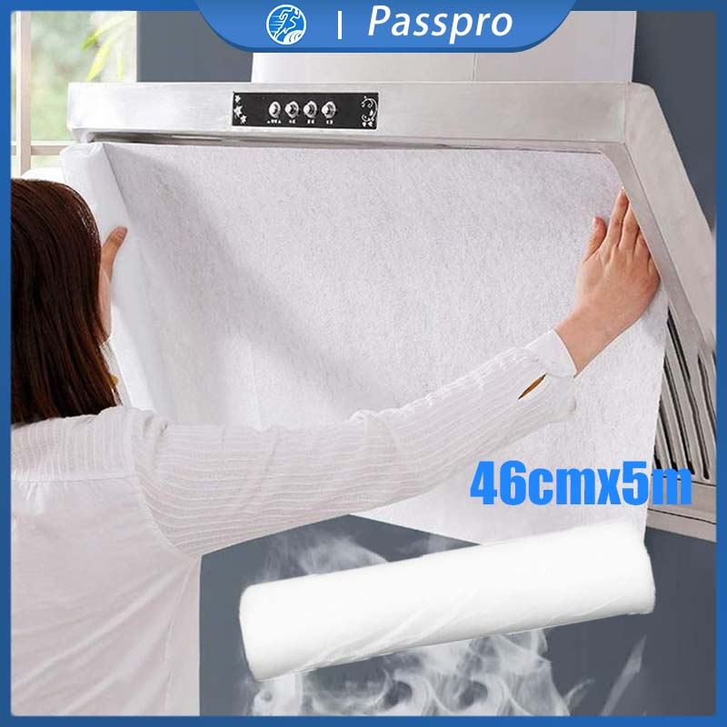 Jual 46cmx5M Carbon Filter Cooker Hood Oil Proof Lapisan Penghisap Asap ...
