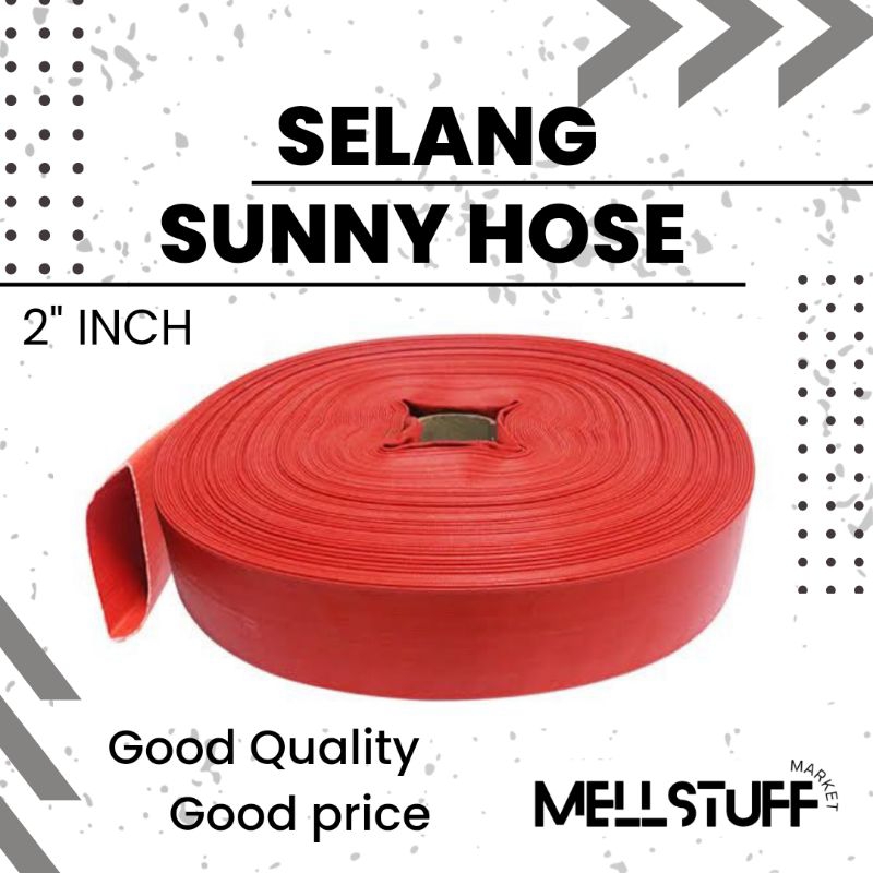 Jual Selang Sunny Hose 2" Inch 1 Roll (100 Meter) 3 Bar Selang Buang ...