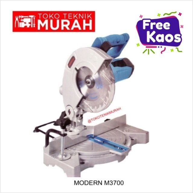 Jual Modern M-3700B / M 3700 B M3700 Mesin Potong Alumunium / Kayu 190mm 7" M3700B | Shopee ...