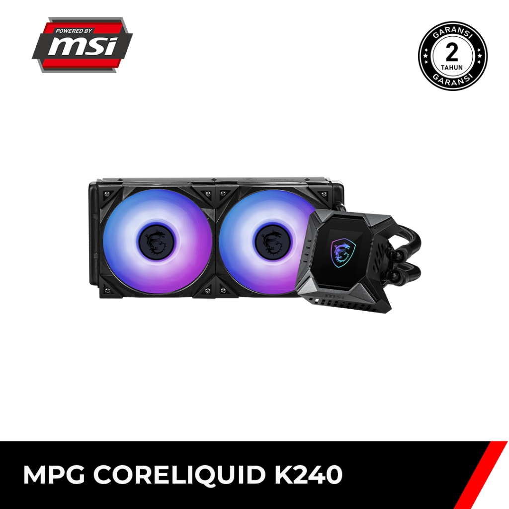 Jual MSI CPU Cooler MPG Coreliquid K240 ARGB | Shopee Indonesia