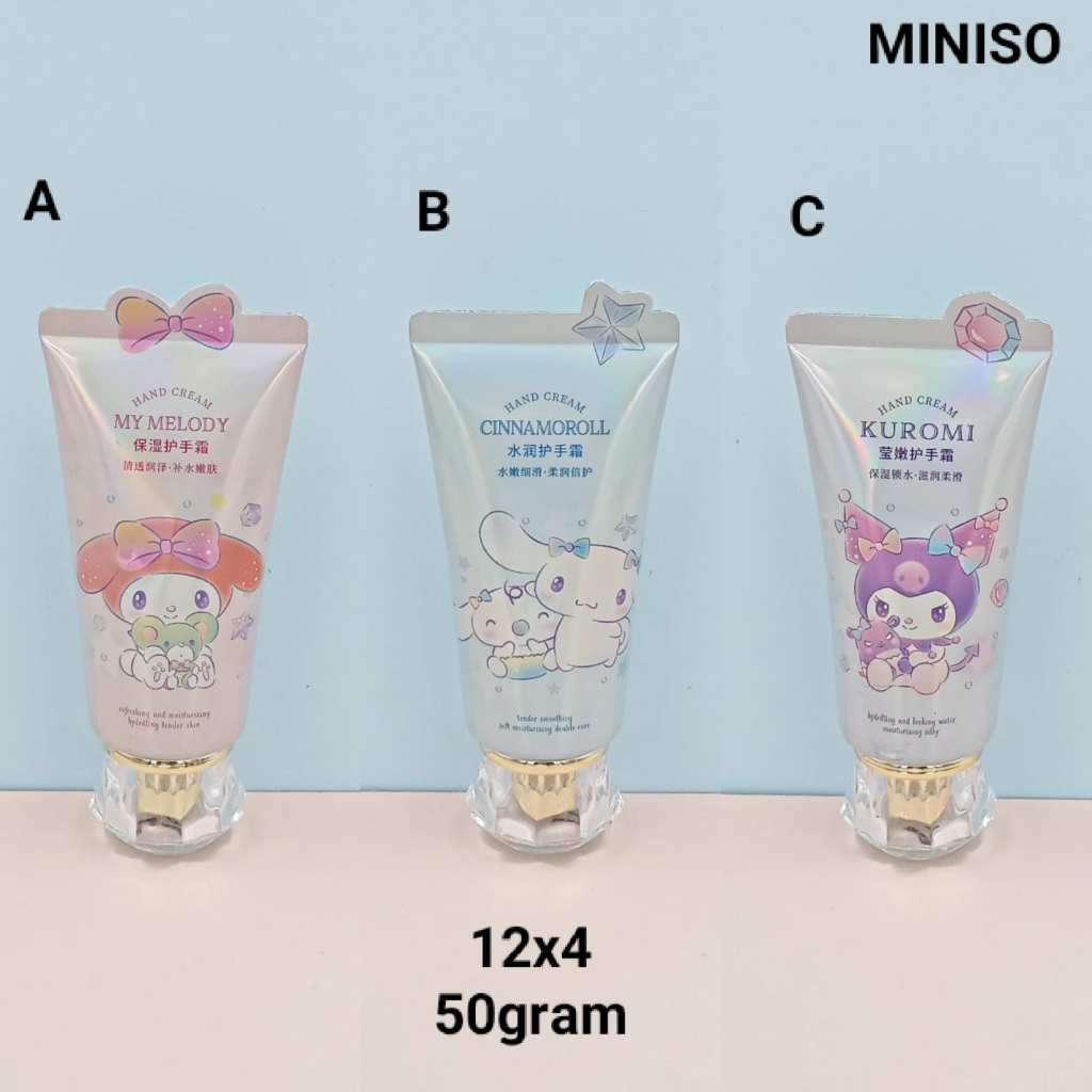 Jual HAND CREAM MINISO | CREAM TANGAN MINISO \ HAND CREAM CINNAMOROLL ...