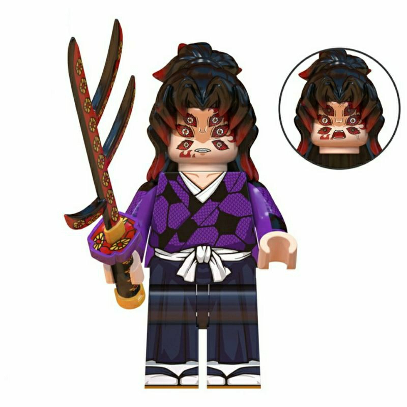 Jual Mainan Balok Susun Edukasi Anak Minifigure Kokushibo | Tsugikuni ...