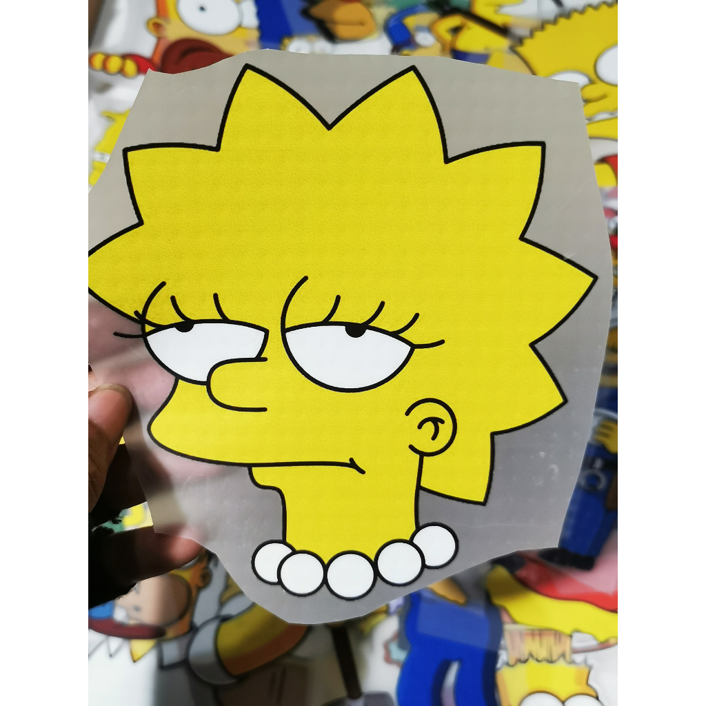 Jual STICKER SABLON SETRIKA DTF SIMPSONS UNTUK KAOS TOTEBAG TOPI ...
