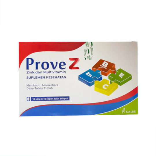 Jual Prove Z Strip Isi 10 Kaplet Per Lembar - Multivitamin Daya Tahan ...