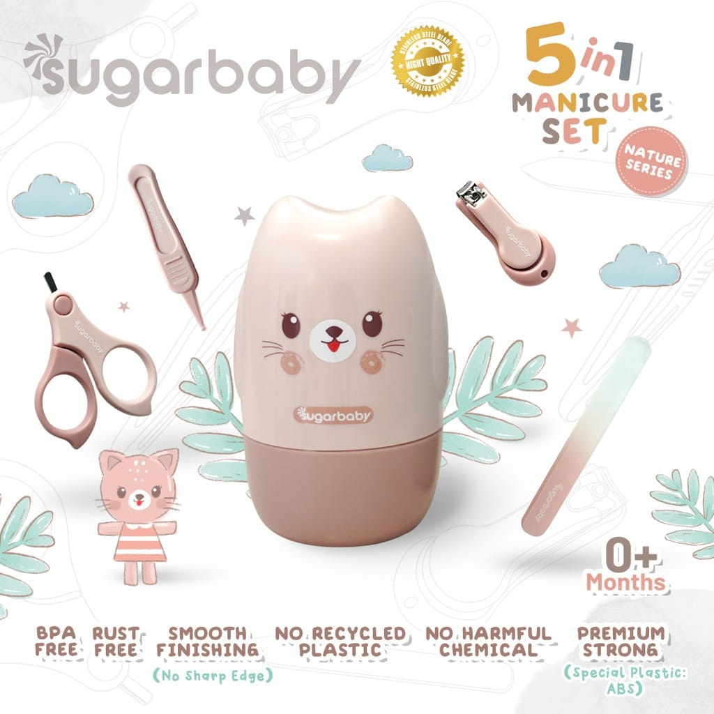 Jual Sugar Baby Manicure 4in1 Baby Nail & Hair Kits (Perlengkapan ...