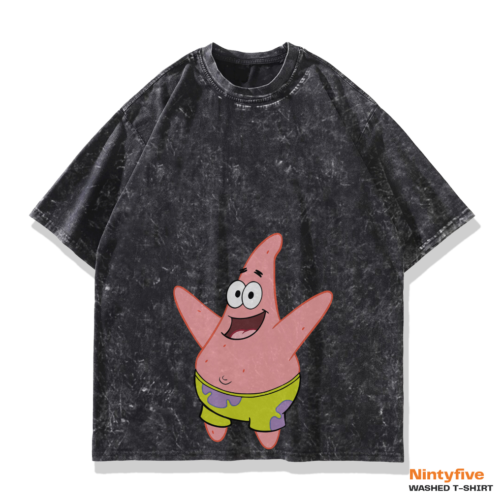 Jual Kaos Patrick Star Oversize Washed | Shopee Indonesia