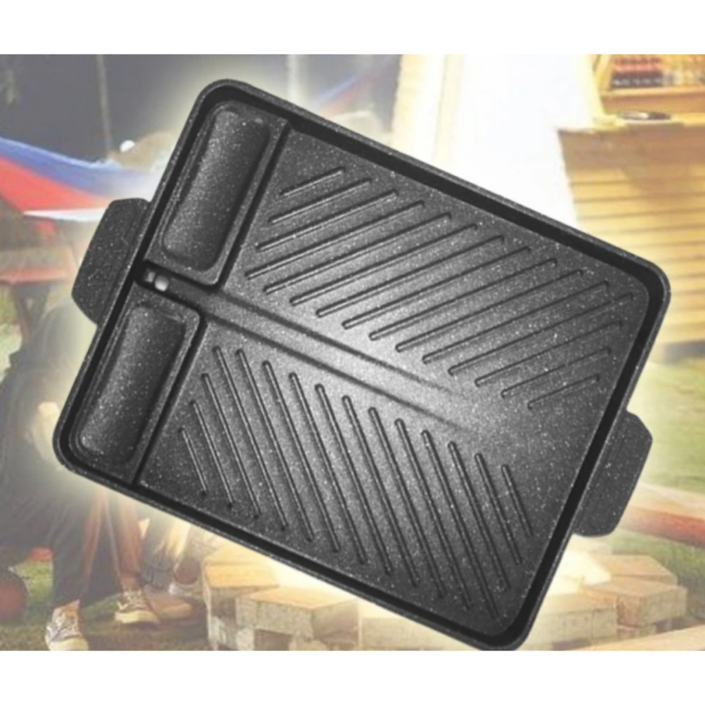 Jual Yakiniku Grill Pan Oil Free Baking Pan Korean Style BBQ | Shopee ...
