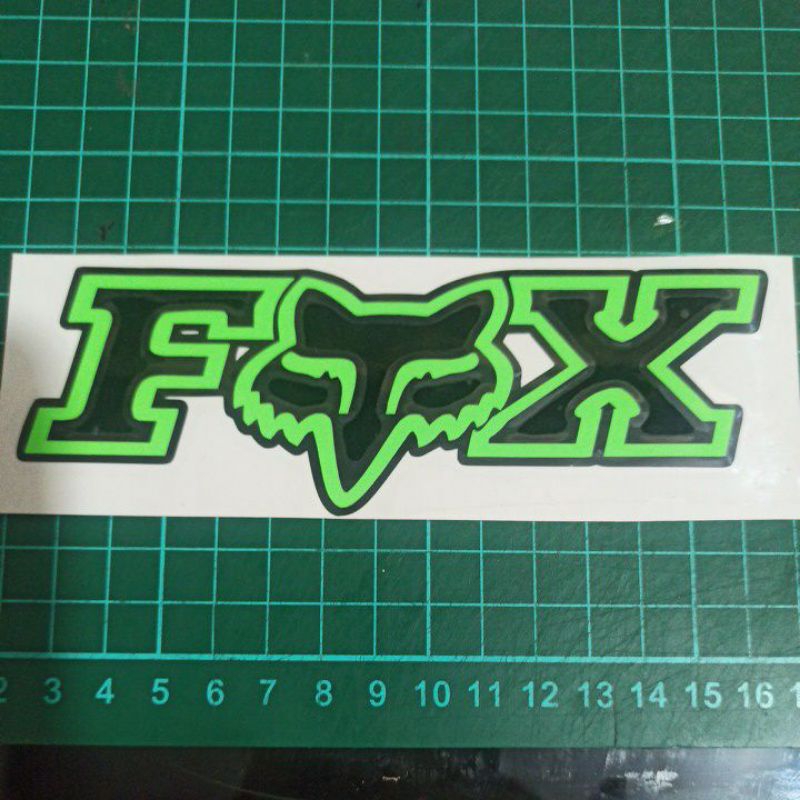 Jual Stiker cutting Fox Racing | Sticker Variasi | Shopee Indonesia