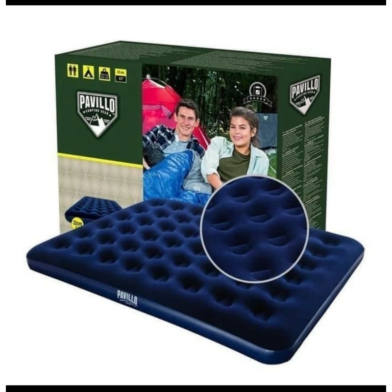 Jual Kasur angin singer bestway 67000+lem flocked air bed,pompa tangan ...