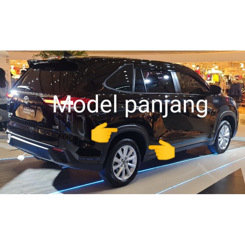 Jual Bodykit Spoiler Moulding quarter belakang Innova zenix original ...