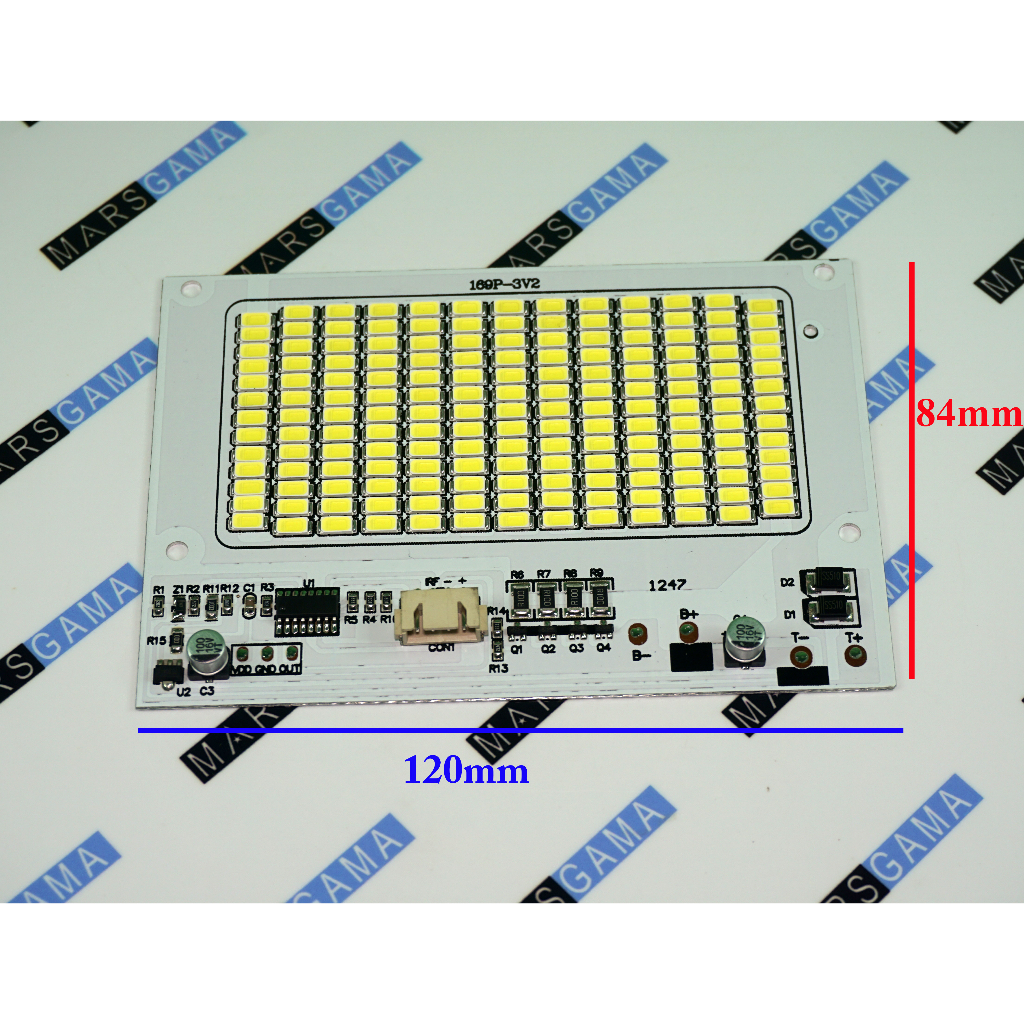 Jual PAPAN LED smd input 3.7v - 4.2v Lithium 18650 DIY led solar panel ...