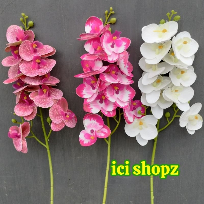 Jual Anggrek Latex X11 Medium Bunga Artificial | Shopee Indonesia
