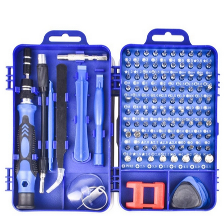 Jual Alat Obeng hp full Set 115 in 1 set reparasi laptop smartphone tool set/Obeng set hp ...