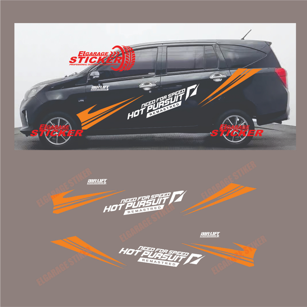 Jual Stiker mobil sigra calya cutting stiker need for speed hot pursuit ... Jual Stiker mobil sigra calya cutting stiker need for speed hot pursuit ...