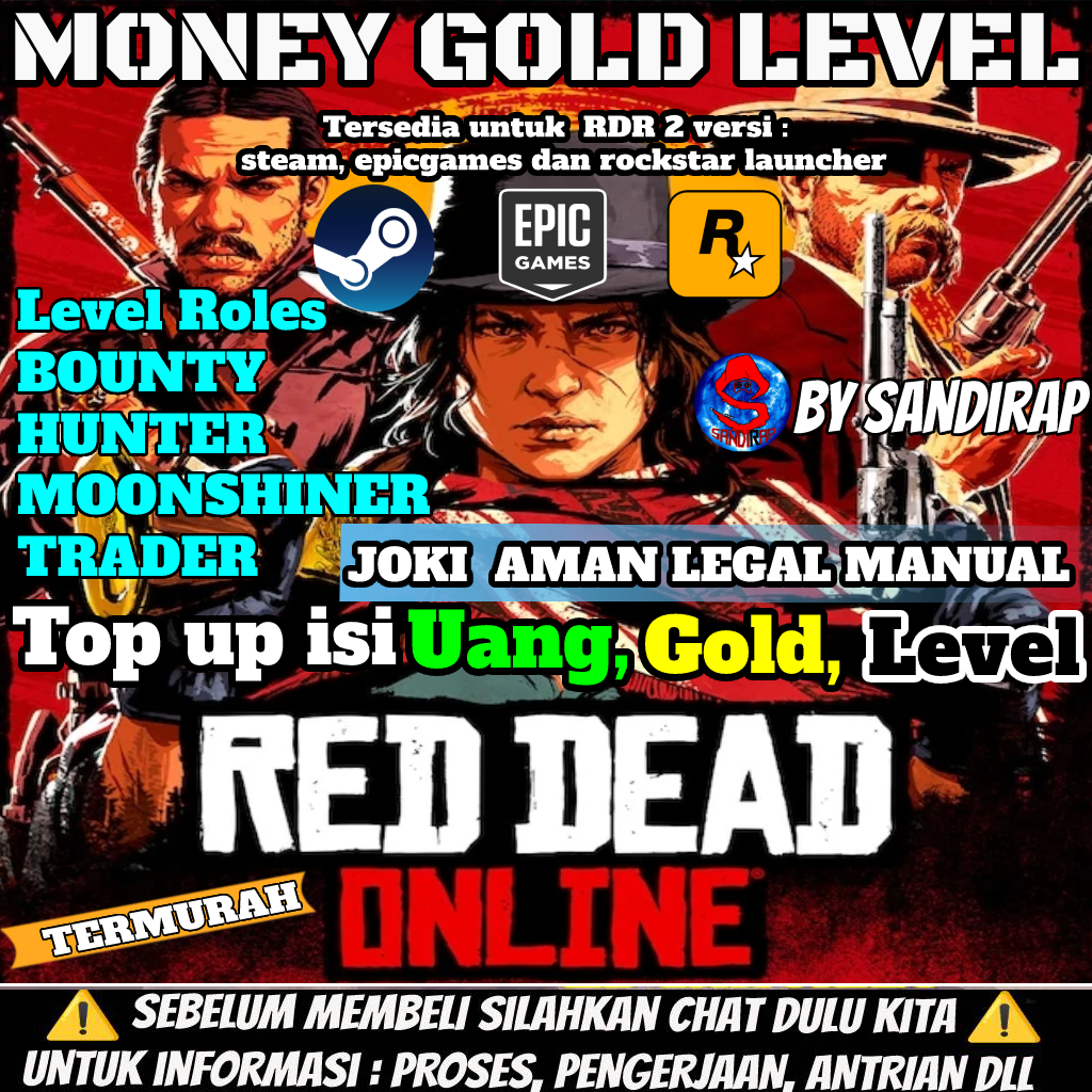 Jual [PC] RED DEAD REDEMPTION 2, RDR 2 ONLINE UANG MURAH | Shopee Indonesia