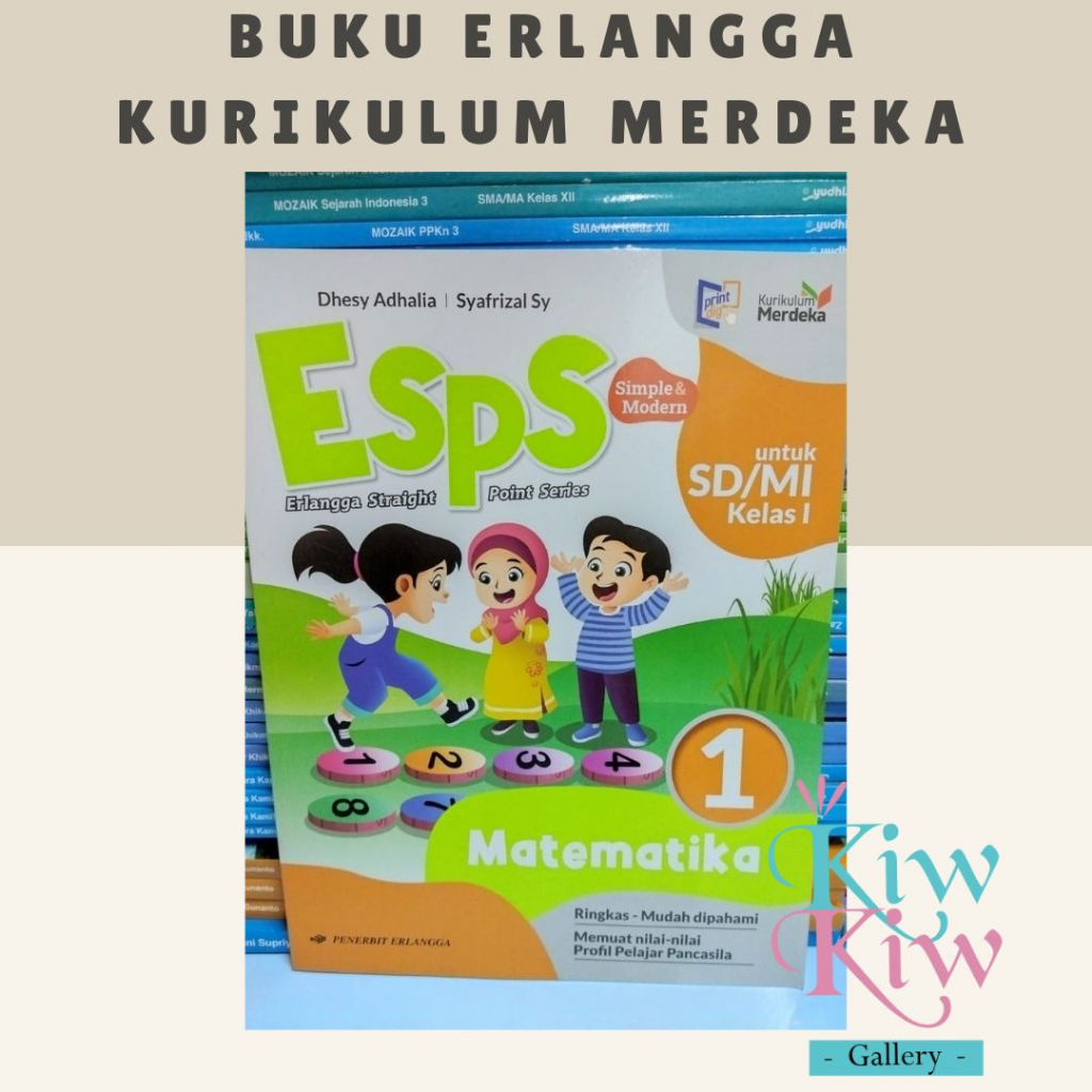 Jual Buku ESPS Matematika Kelas 1, 2, 3, 4, 5, 6 SD/MI Kurikulum Merdeka - Erlangga | Shopee ...
