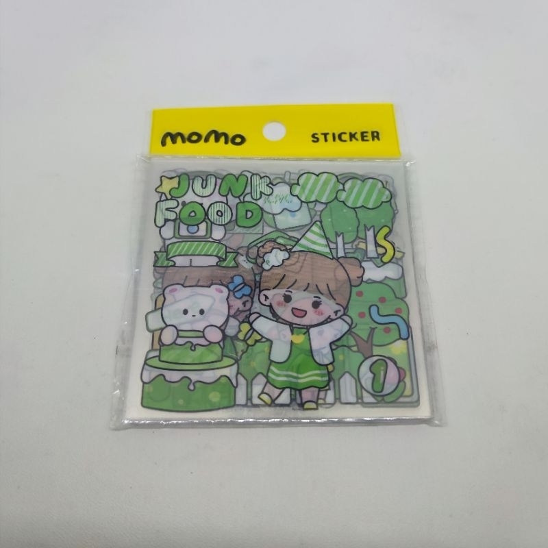 Jual 100 Lembar Stiker Momo korea Viral / Sticker Scrapbook Waterproof ...