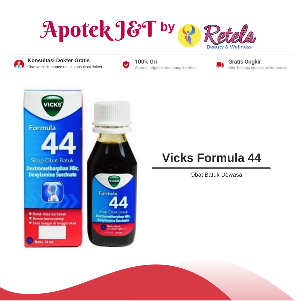 Jual VICKS FORMULA 44 120 ML | Shopee Indonesia
