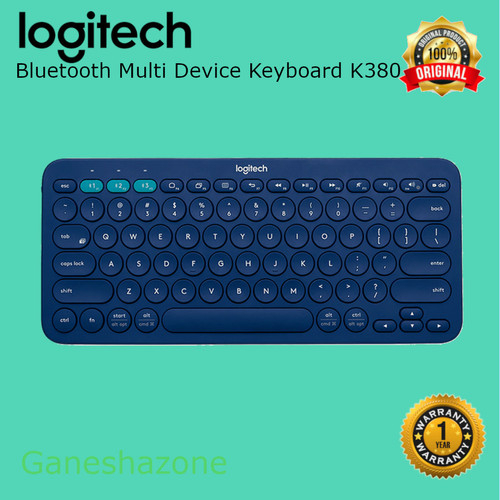 Jual Logitech K380 Multi Device Bluetooth Keyboard -BLUE | Shopee Indonesia