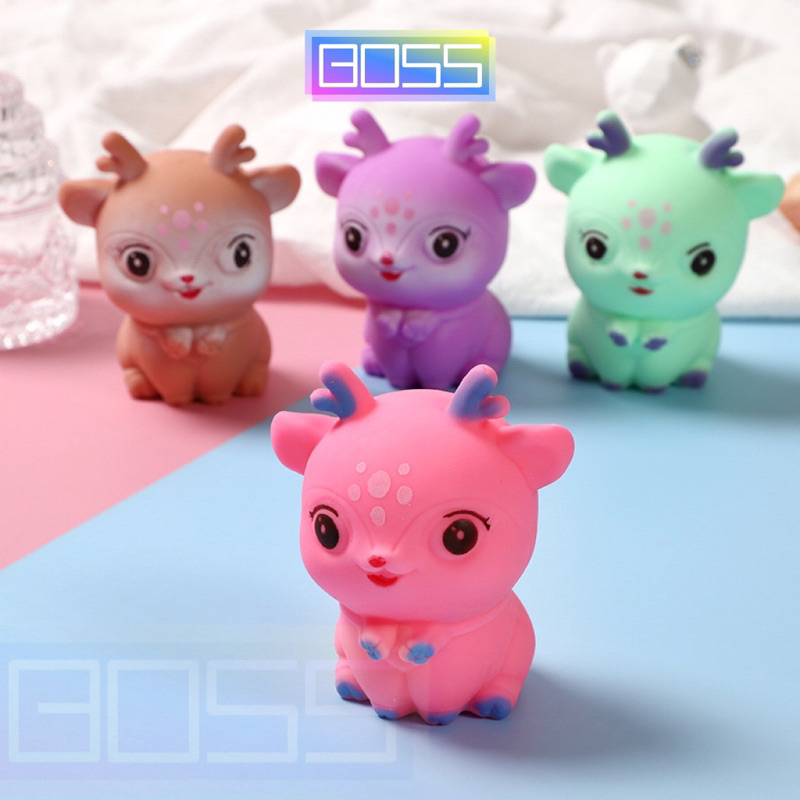 Jual BOSS-Mainan Squishy Rusa LED terbaru Mainan Squishy Pencet anti ...