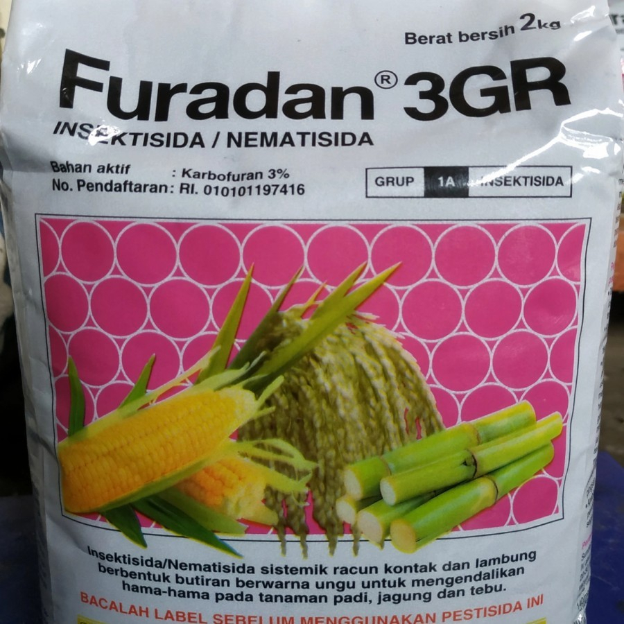 Jual Furadan 3GR Kemasan 2 Kg Insektisida Obat Basmi Hama Tanaman ...