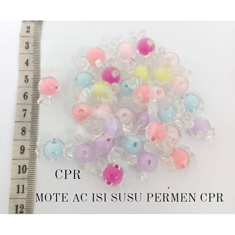 Jual Mote isi / Manik akrilik isi / monte gelang / manik gelang / manik ...