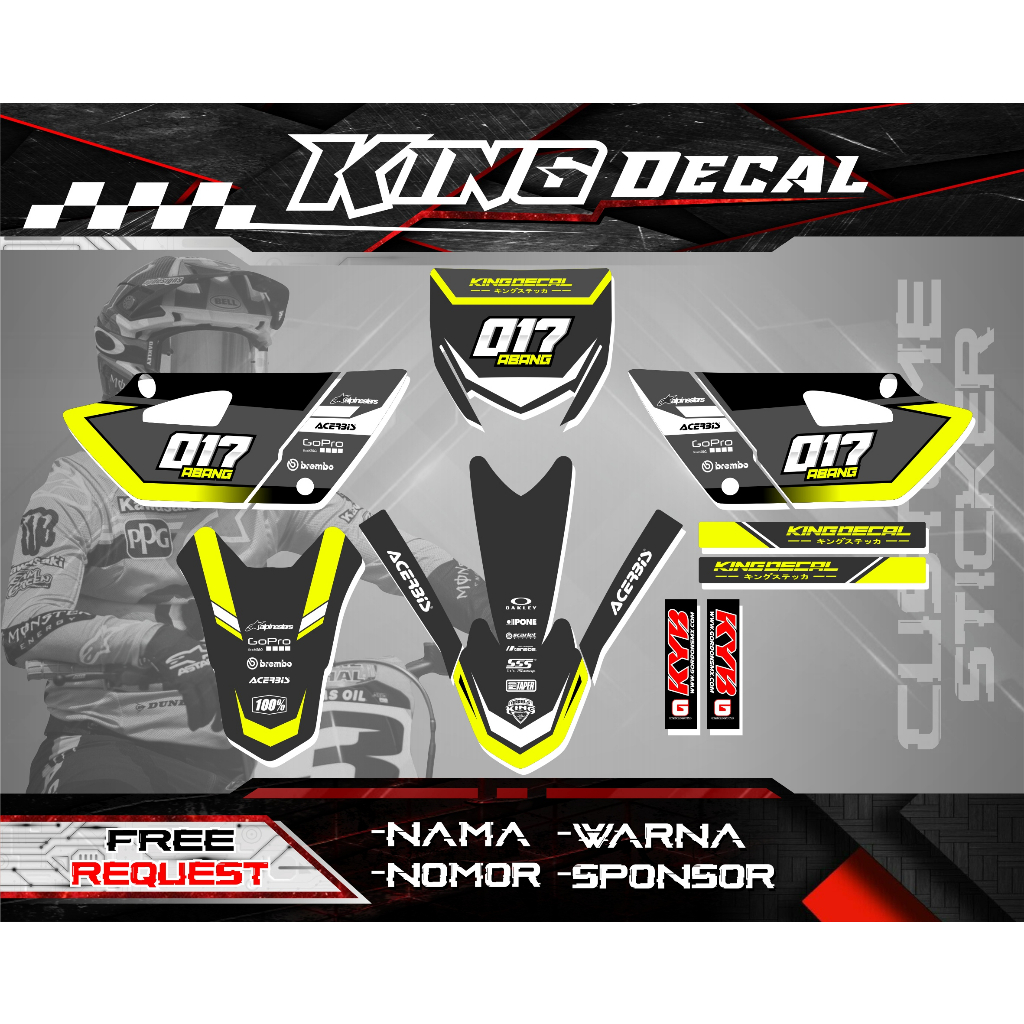 Jual STIKER YZ 85 NEW BEBEK STANDAR DECAL YZ 85 NEW BEBEK STANDAR ...