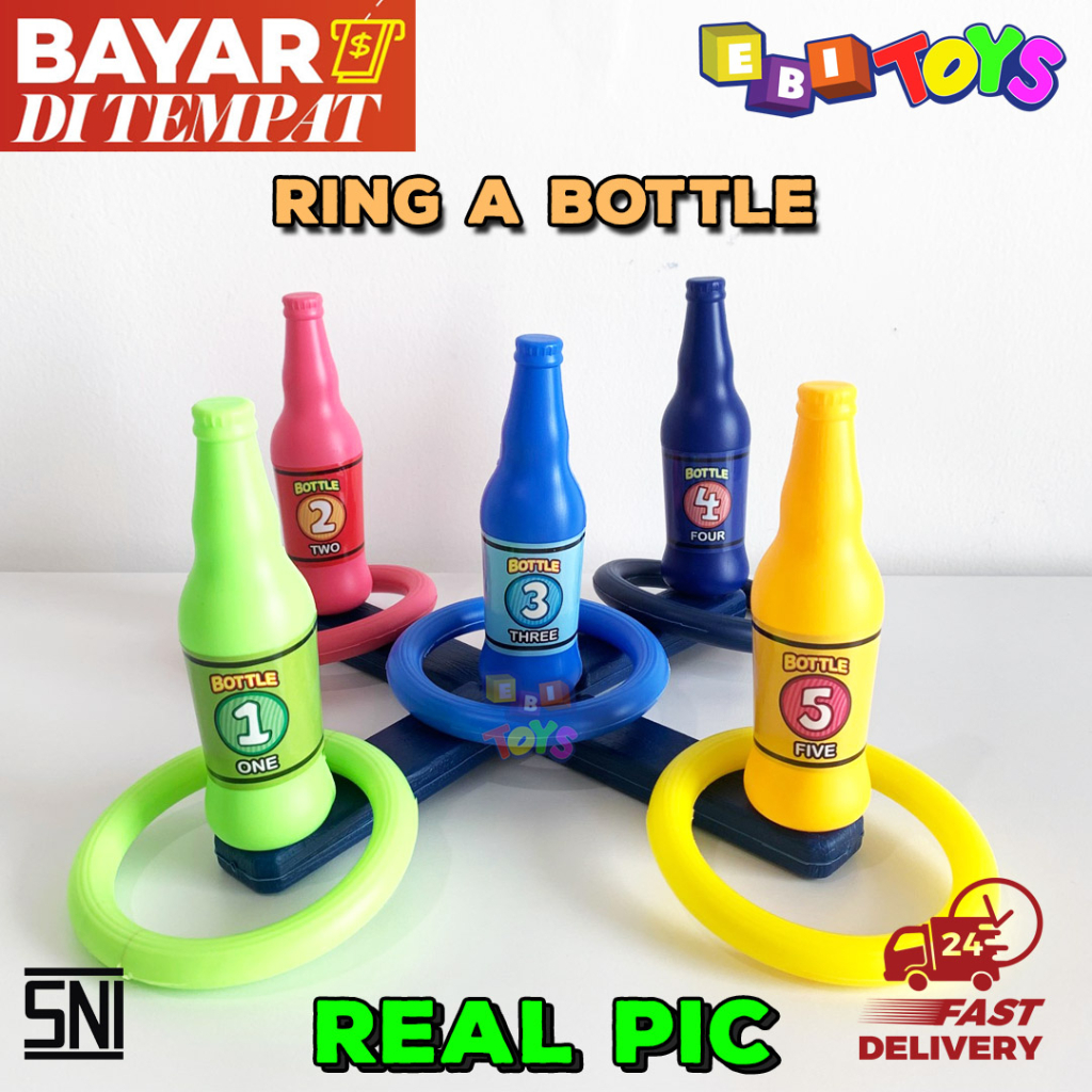 Jual Mainan Ring a Bottle Lempar Cincin Kedalam Botol Mainan Edukasi ...