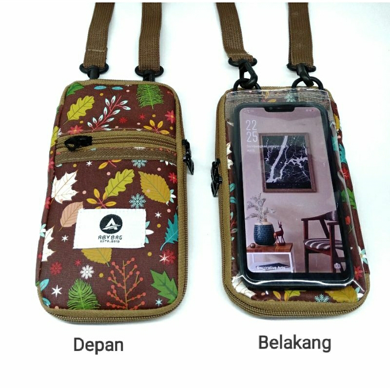 Jual Tas hp wanita touchscreen/dompet hp dan kartu corak terbaru | Shopee Indonesia