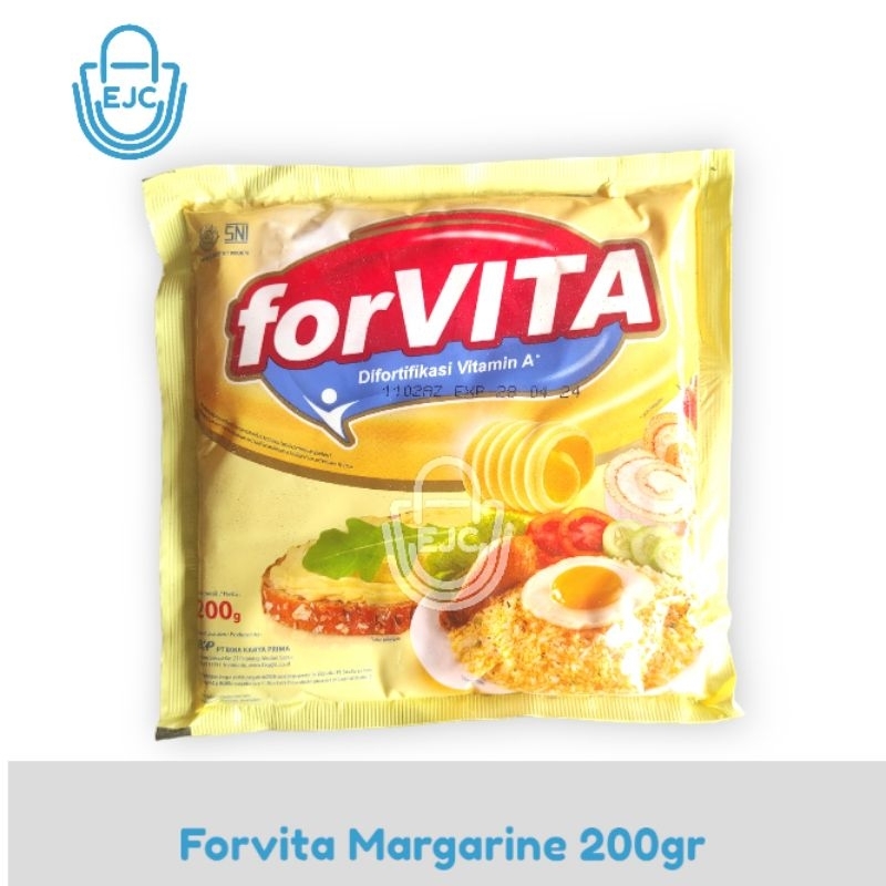 Jual Forvita Margarine Mentega Kemasan 200gr | Shopee Indonesia