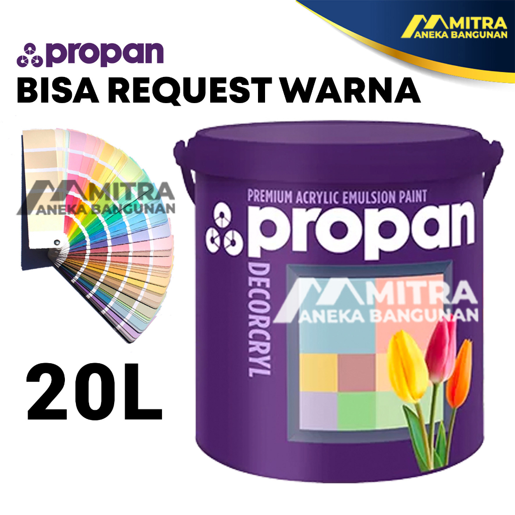 Jual CAT TEMBOK INTERIOR DECORCRYL PROPAN 20 LITER PAIL / CUSTOM WARNA ...