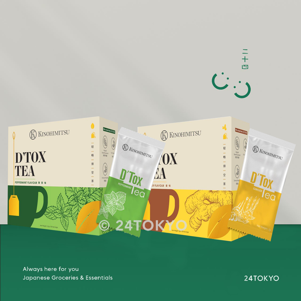 Jual 24Tokyo - Kinohimitsu Detox tea ginger peppermint decaf teh ...