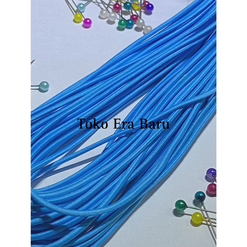 Jual TALI ELASTIS POLOS TALI SENGKELIT-TALI KARET -TALI KANCIING-MASKER ...