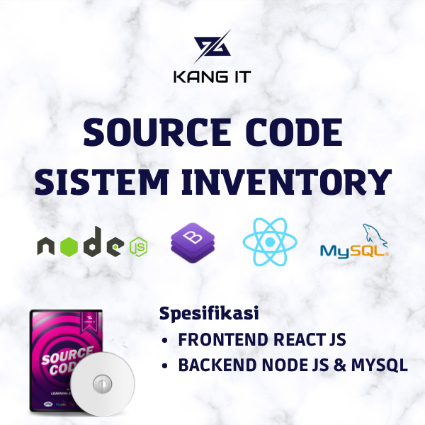 Jual Source Code Sistem Informasi Inventory Front End React Js Backend Node Js Basis Website