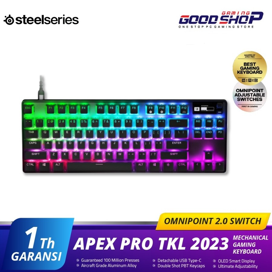 Jual Steelseries Apex Pro TKL 2023 - OmniPoint 2.0 Switch Gaming ...