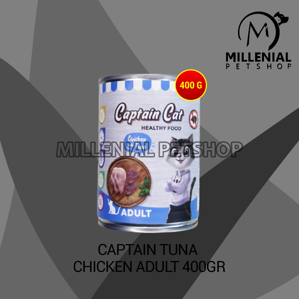 Jual Makanan Basah Kucing Kaleng Can Captain Wet Food 400 Gram | Shopee ...