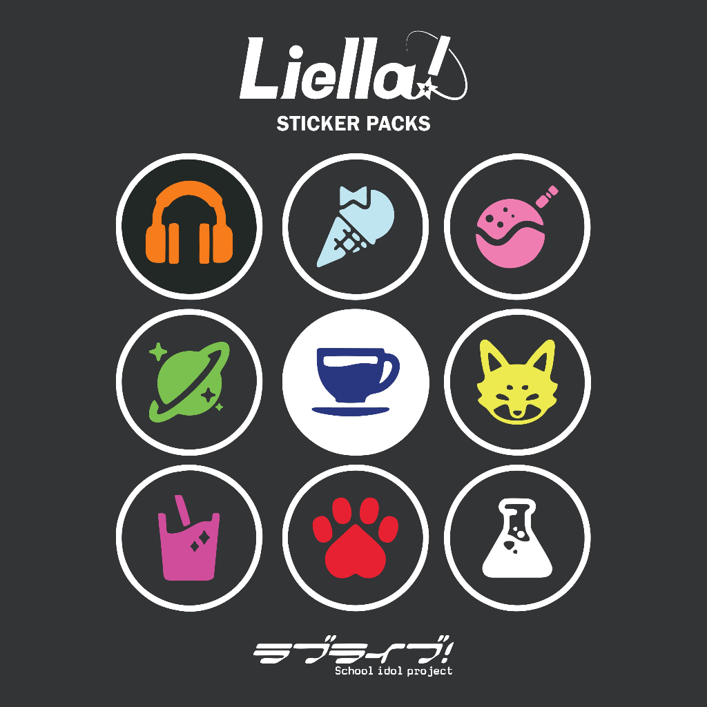 Jual Stiker Packs Love Live Liella Member Icon | Shopee Indonesia