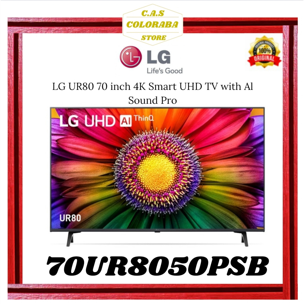 Jual TV LG 70UR8050PSB SMART TV 70 INCH LED 4K UHD 70UR8050 70UR 70UR80 ...