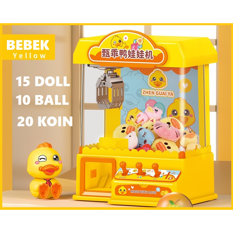 Jual ISI 15 BONEKA 10 BOLA JUMBO CLAW MACHINE / MESIN RUMAH MAINAN ANAK ...