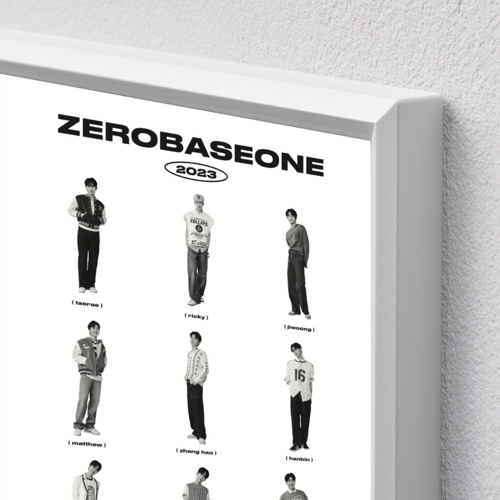 Jual ZEROBASEONE ZB1 Outfit Artprint Poster by blossomyourway | Shopee ...