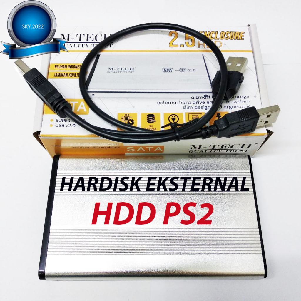 Jual HDD Ps2 500GB / Hardisk External PAKET MC BOOT | Shopee Indonesia