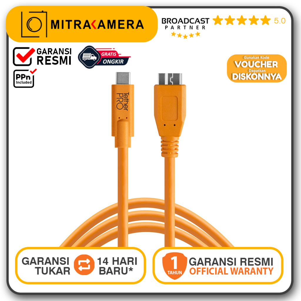 Jual Tether Tools TetherPro USB 3.0 to Micro-B 15 feet | Shopee Indonesia