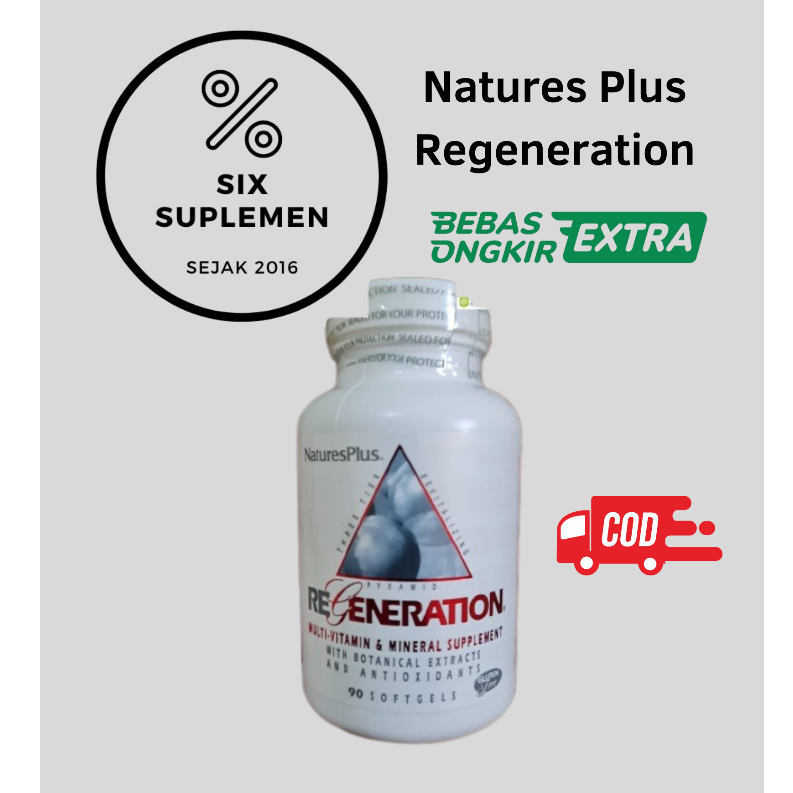 Jual Natures Nature's Plus Regeneration Multivitamin + Mineral 90 ...