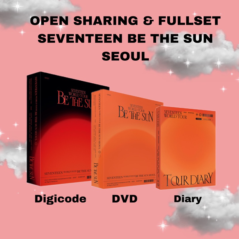 Jual OPEN PO CICILAN SHARING FULLSET SEVENTEEN DVD DIGICODE BE THE SUN SEOUL WORLD TOUR DIARY ...