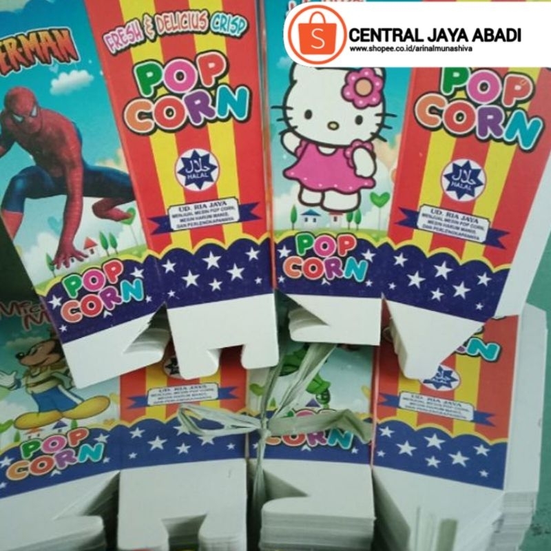 Jual 200 LEMBAR KERTAS POPCORN 12 × 6 BAHAN IVORI PUTIH | KARDUS ...