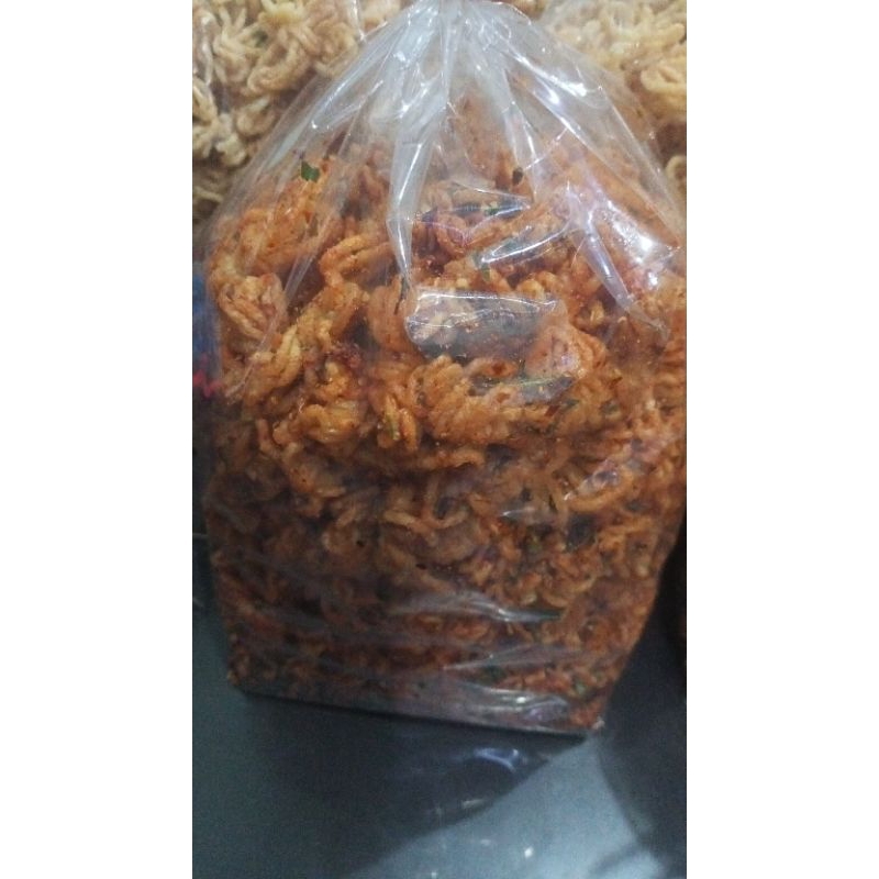 Jual Mie Gulung/Mie Uwel Viral Rasa Daun Jeruk Original dan Pedas isi 1 ...