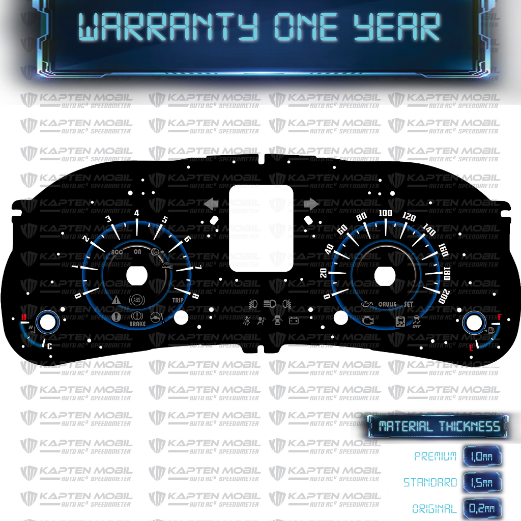 Jual Custom Panel Speedometer Mobil Ertiga Reborn Series | Shopee Indonesia