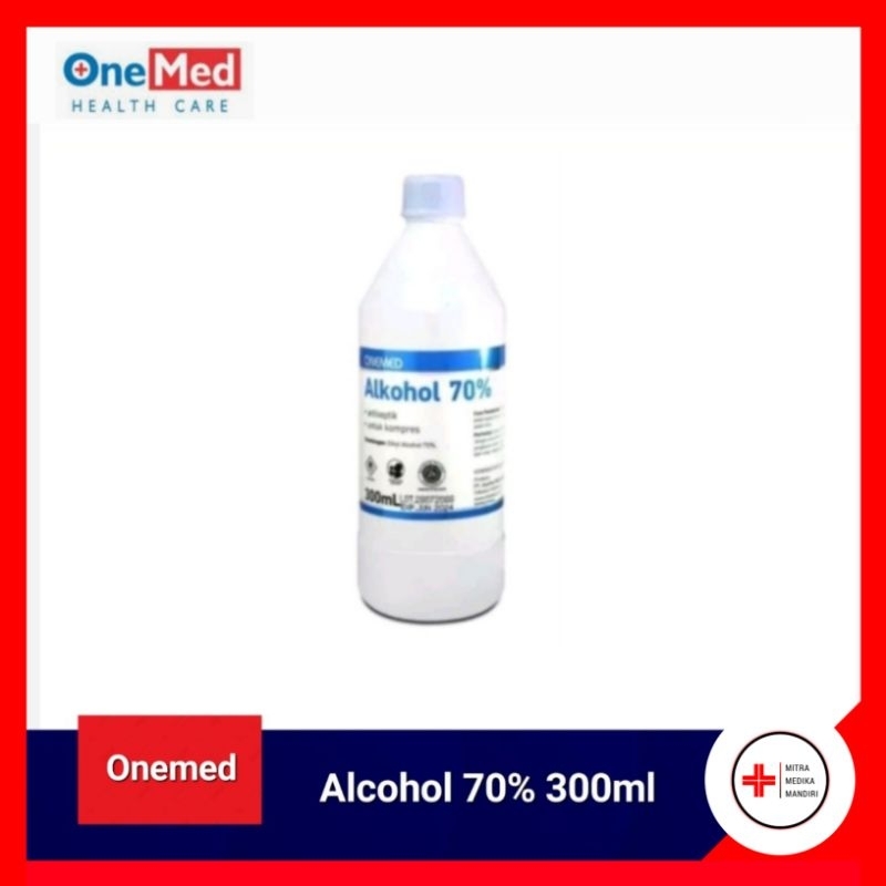 Jual Onemed/Medika Alcohol Alkohol 70% 300ml | Shopee Indonesia